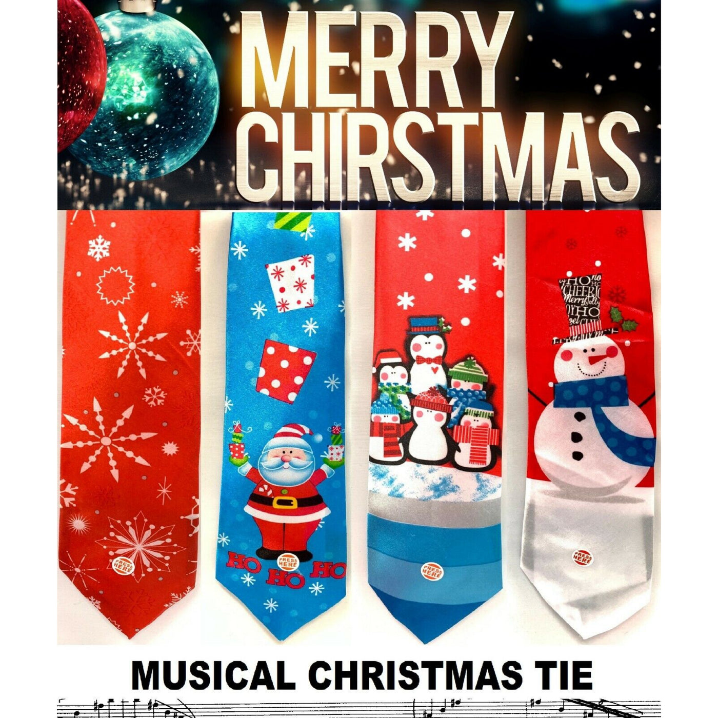 Beclen Harp Christmas/Xmas Musical(Jingle Bell) Novalty Character(Santa ...